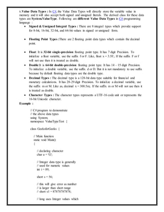 Unit 1 question and answer | DOCX