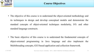 Object oriented programming using java | PPT