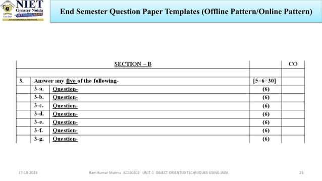 Object oriented programming using java | PPT | Programming Languages ...