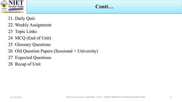 Object Oriented Programming Using Java Ppt Programming Languages Computing
