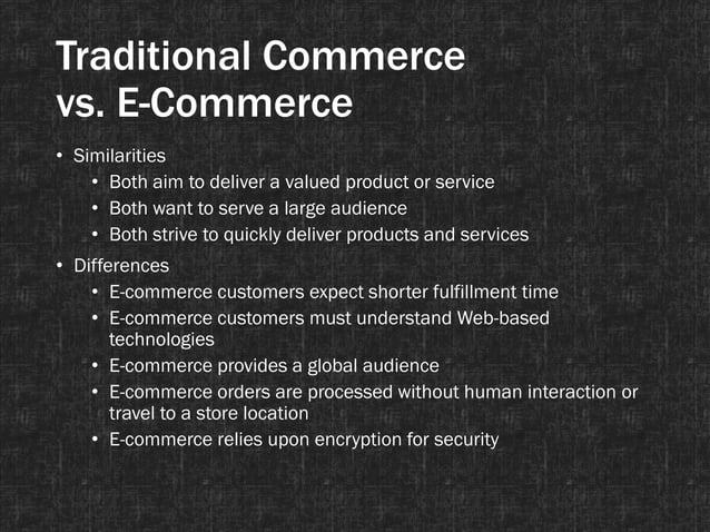 Unit 1 Introduction to E-Commerce -Basic Concepts | PDF