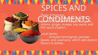 UNIT 1: The Philippine Regional Cuisine 1 | PPTX