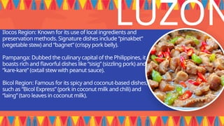 UNIT 1: The Philippine Regional Cuisine 1 | PPTX