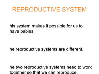 Unit 1 reproductive system | PPT
