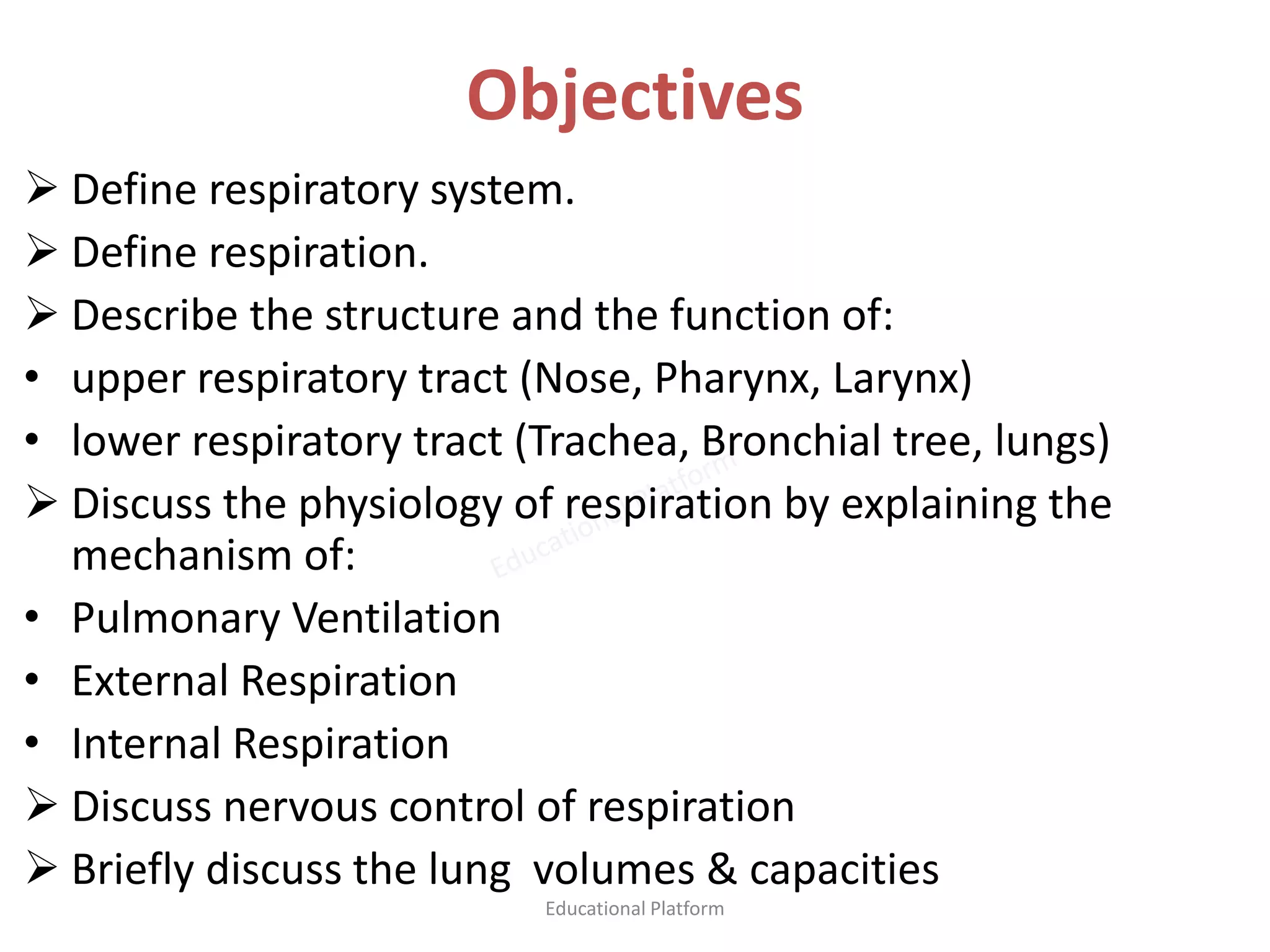 Unit 1; Respiratory System, Educational Platform.pptx