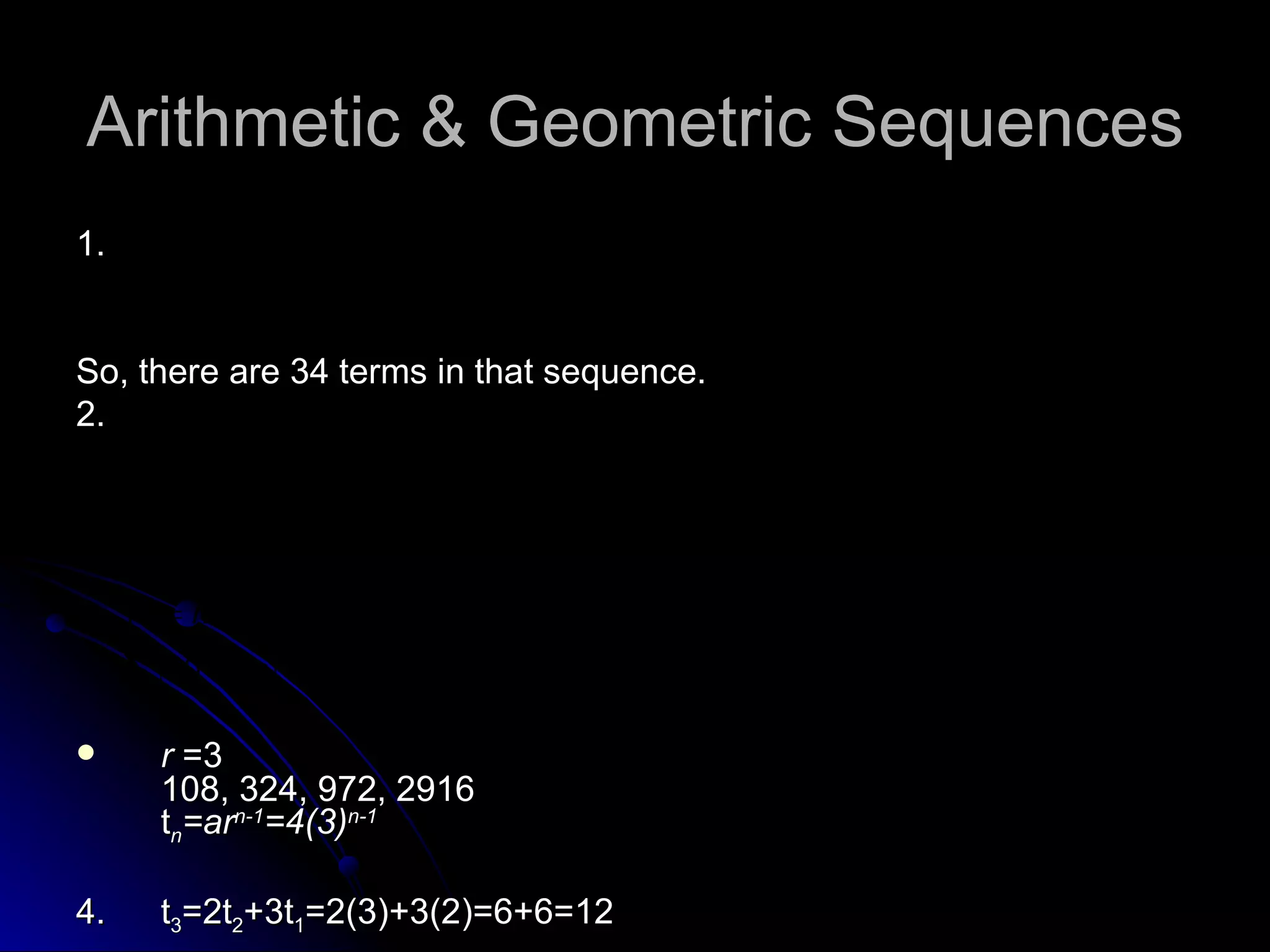 Sequences & Series Review | PPT