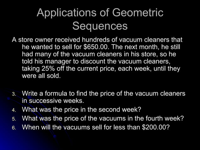 Sequences & Series Review | PPT