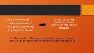 Introduction to critical thinking and its processes | PPTX