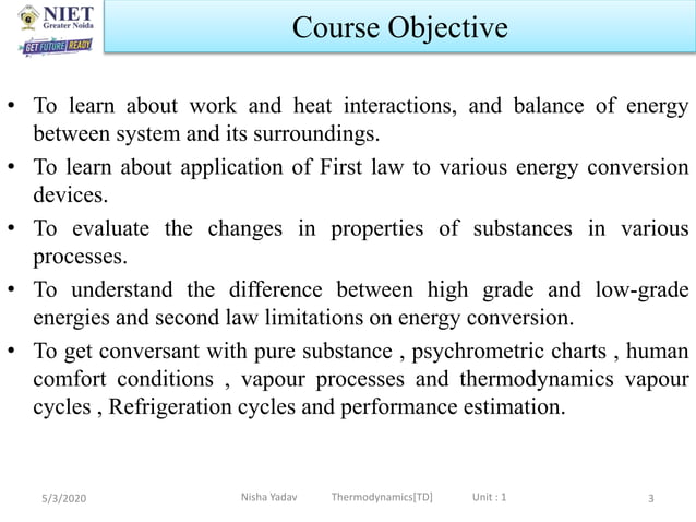BASIC FUNDAMENTAL OF THERMODYNAMICS | PPTX
