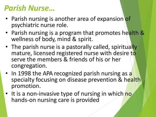 Unit 1 role of psychiatric nurse | PPSX | Mental Health | Diseases and ...