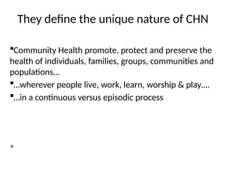 Unit 1 Roles of Community Health Nurses.pptx