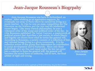 Unit 1 rousseau | PPT