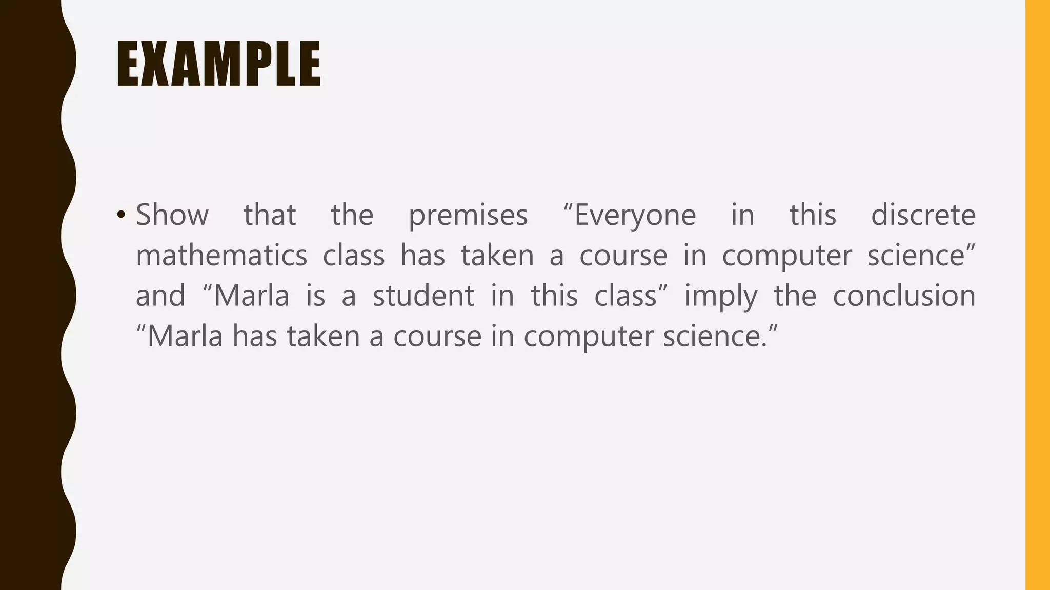 Unit 1 rules of inference | PPTX