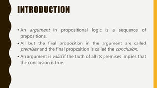 Unit 1 rules of inference | PPTX