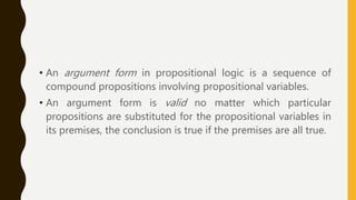 Unit 1 rules of inference | PPTX