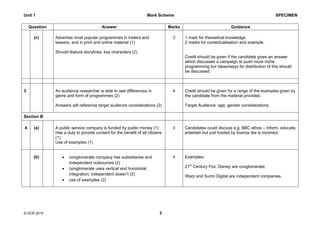 Unit 1 sample assessment material | PDF