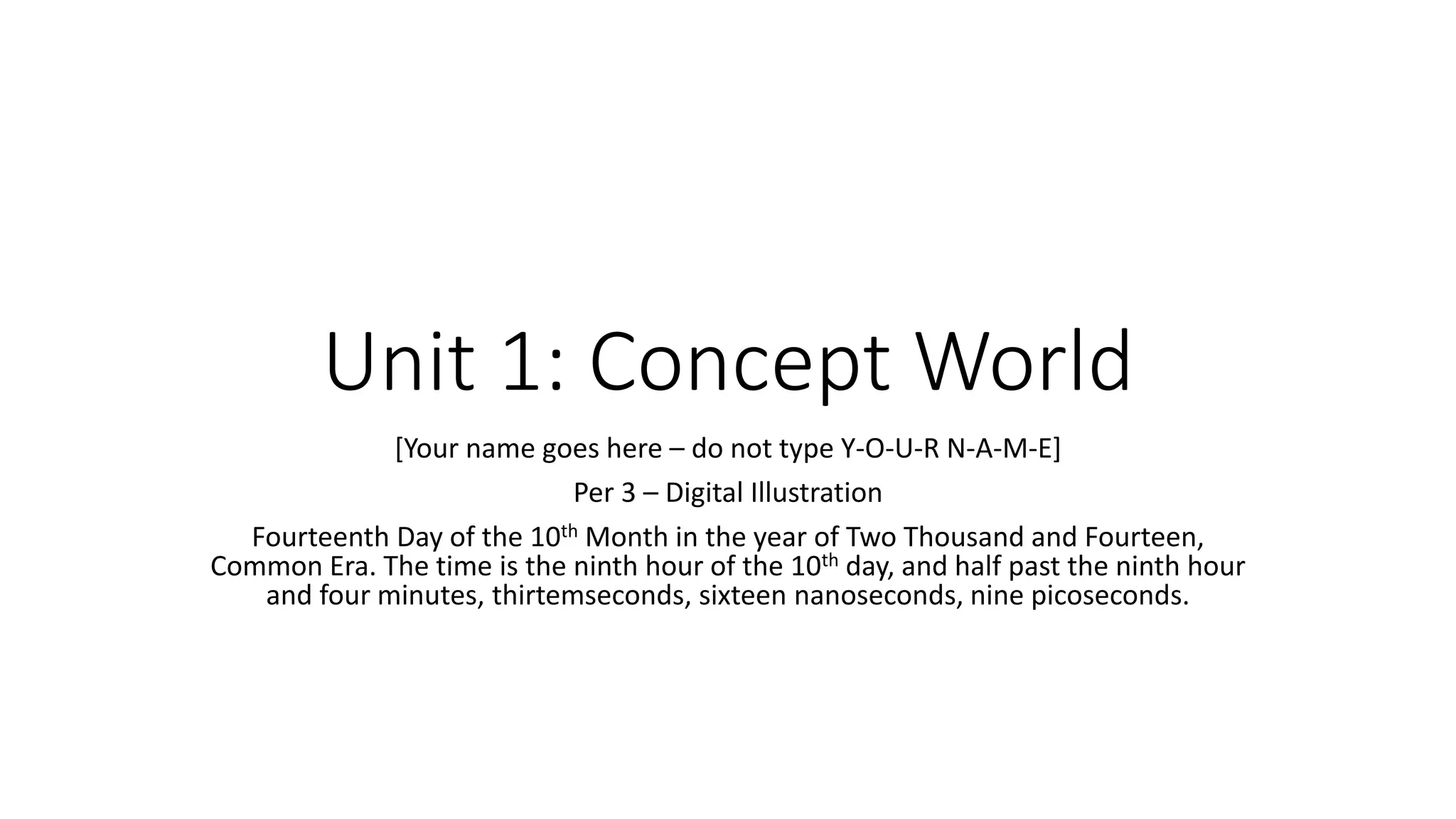 Unit 1 Sample PPT (Digi Illustration) | PPTX