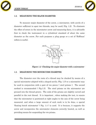 Unit1 Screw Thread | PDF | Needlework | Arts and Crafts