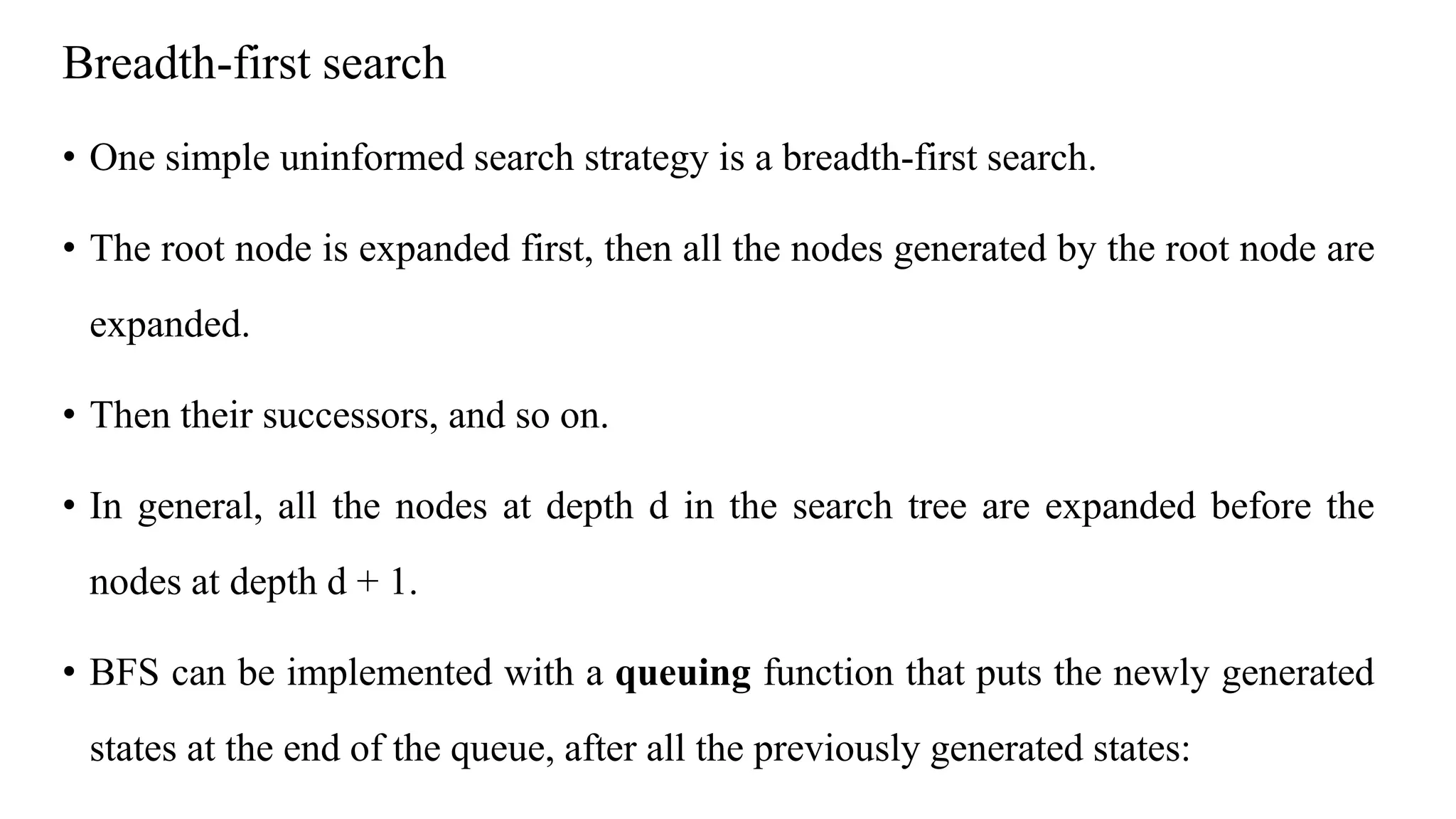 Search strategies BFS, DFS | PDF