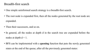 Search strategies BFS, DFS | PDF