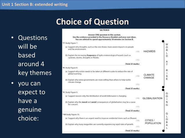Unit 1, Section B – Extended Writing | PPT | Educational Assessment | Education