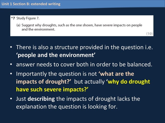 Unit 1, Section B – Extended Writing | PPT | Educational Assessment | Education