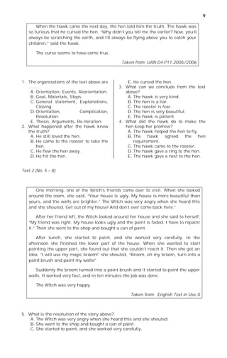 Unit 1 semester 2 narrative text kelas 2 sma | PDF