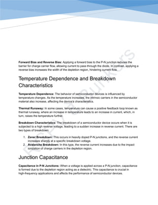EDC Unit — 1 Semiconductor Devices & Transistors | RGPV De Bunkers | PDF
