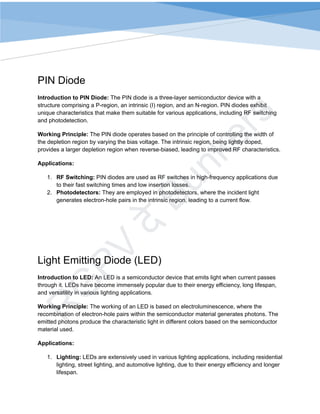 EDC Unit — 1 Semiconductor Devices & Transistors | RGPV De Bunkers | PDF