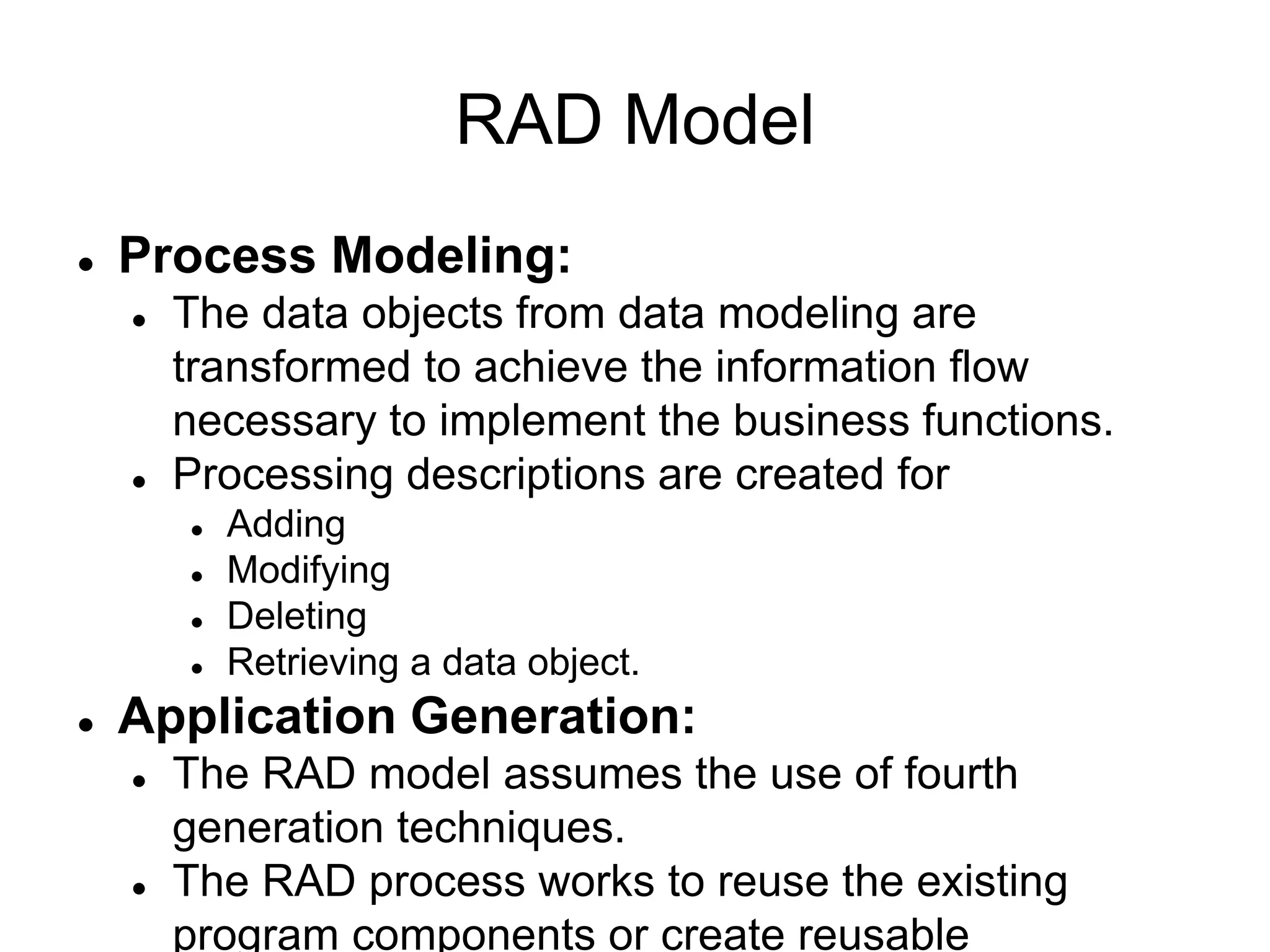 Unit 1 sepm process models | PPTX