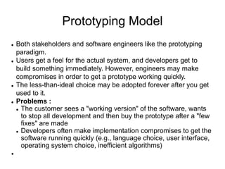 Unit 1 sepm process models | PPTX