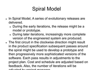 Unit 1 sepm process models | PPTX