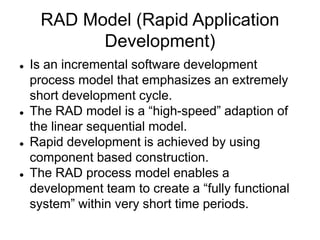 Unit 1 sepm process models | PPTX