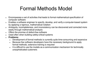 Unit 1 sepm process models | PPTX