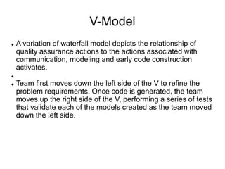 Unit 1 sepm process models | PPTX