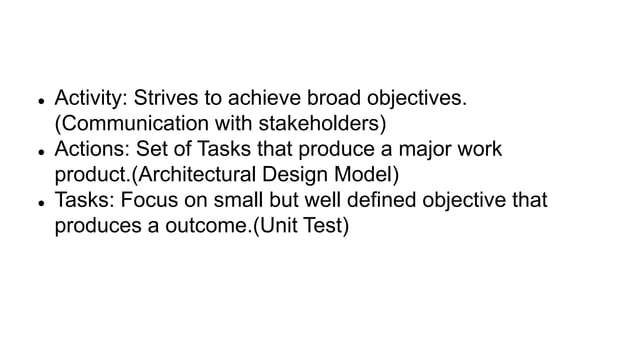 Unit 1 sepm the generic process model | PPTX | Operating Systems ...
