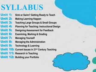 Unit 1 Sink or Swim | PPTX