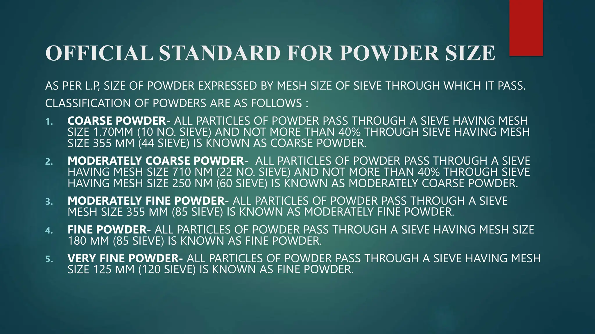 SIZE SEPARATION- Objectives, applications & mechanism | PPTX