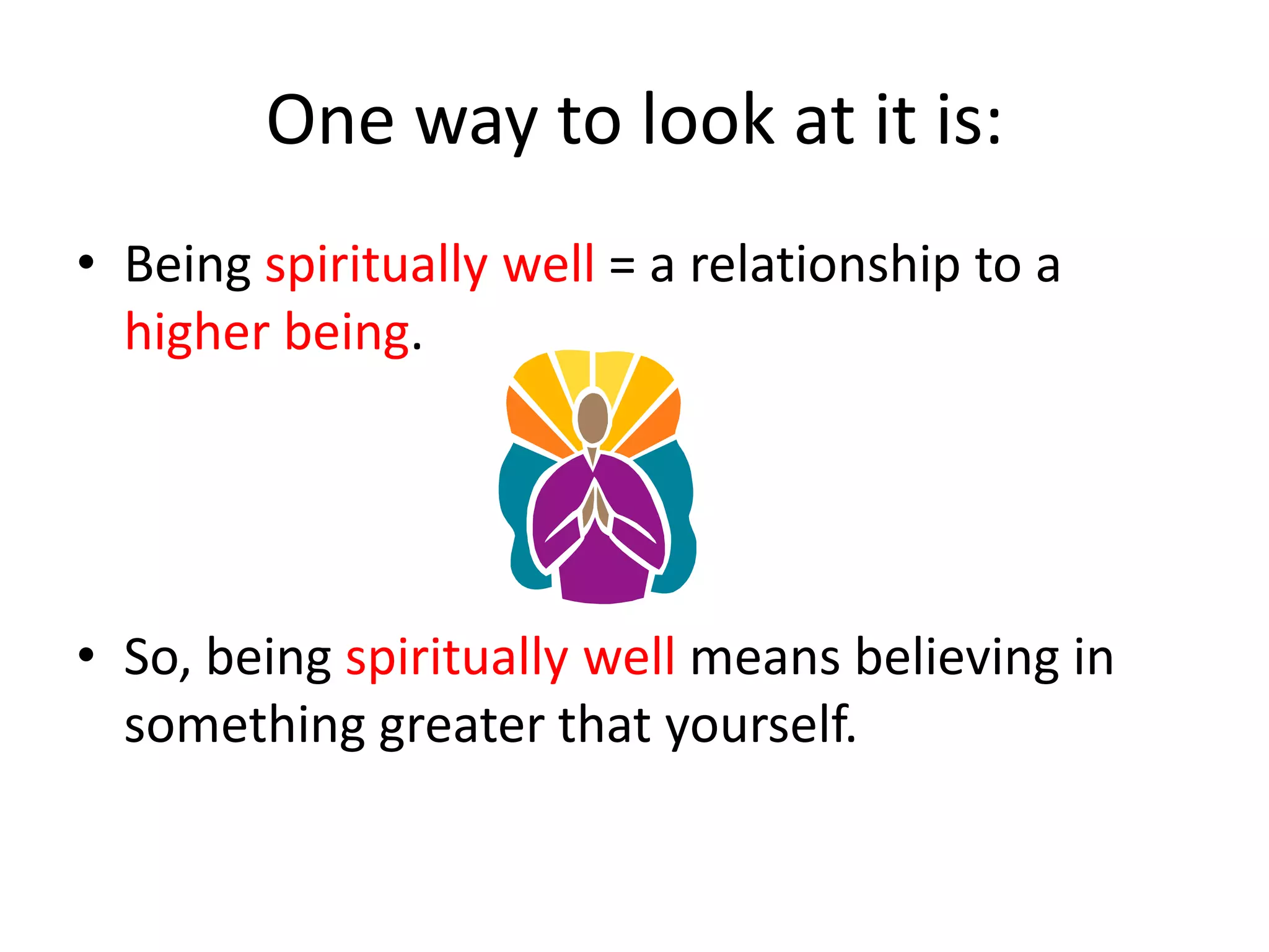 Unit 1 slides spiritual wellness | PPTX