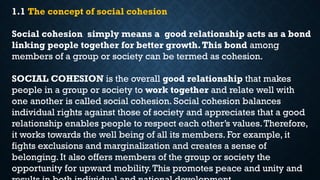 UNIT 1 SOCIAL COHESION AND LIFE STYLE IN CONFLICT MANAGEMENT.pptx