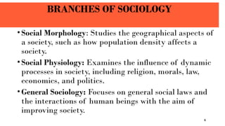 INTRODUCTION TO SOCIOLOGY | PPTX