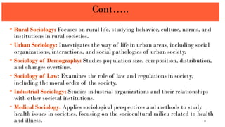 INTRODUCTION TO SOCIOLOGY | PPTX | Science