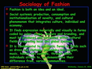 Sociology of Fashion | PPT