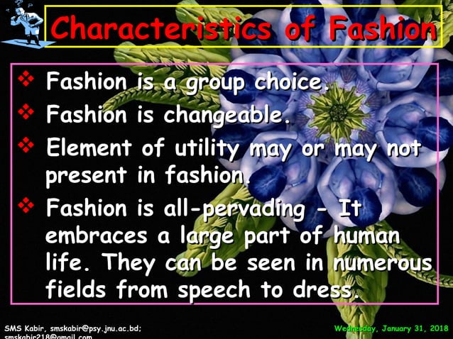 Sociology of Fashion | PPT | High Fashion | Style & Fashion