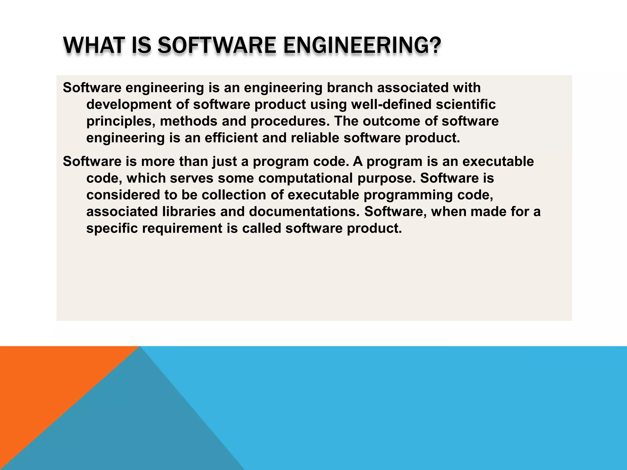 Software engineering fundamentals | PPT