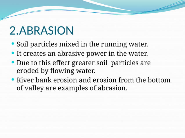 UNIT 1 SOIL EROSION PRINCIPLES TO DEVELOP WATERSHED | PPT
