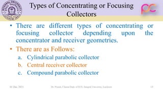 Unit 1 Solar Collectors | PPTX