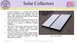 Unit 1 Solar Collectors | PPTX