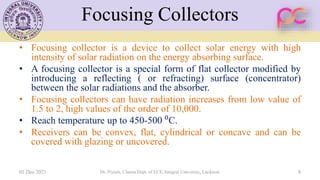 Unit 1 Solar Collectors | PPTX