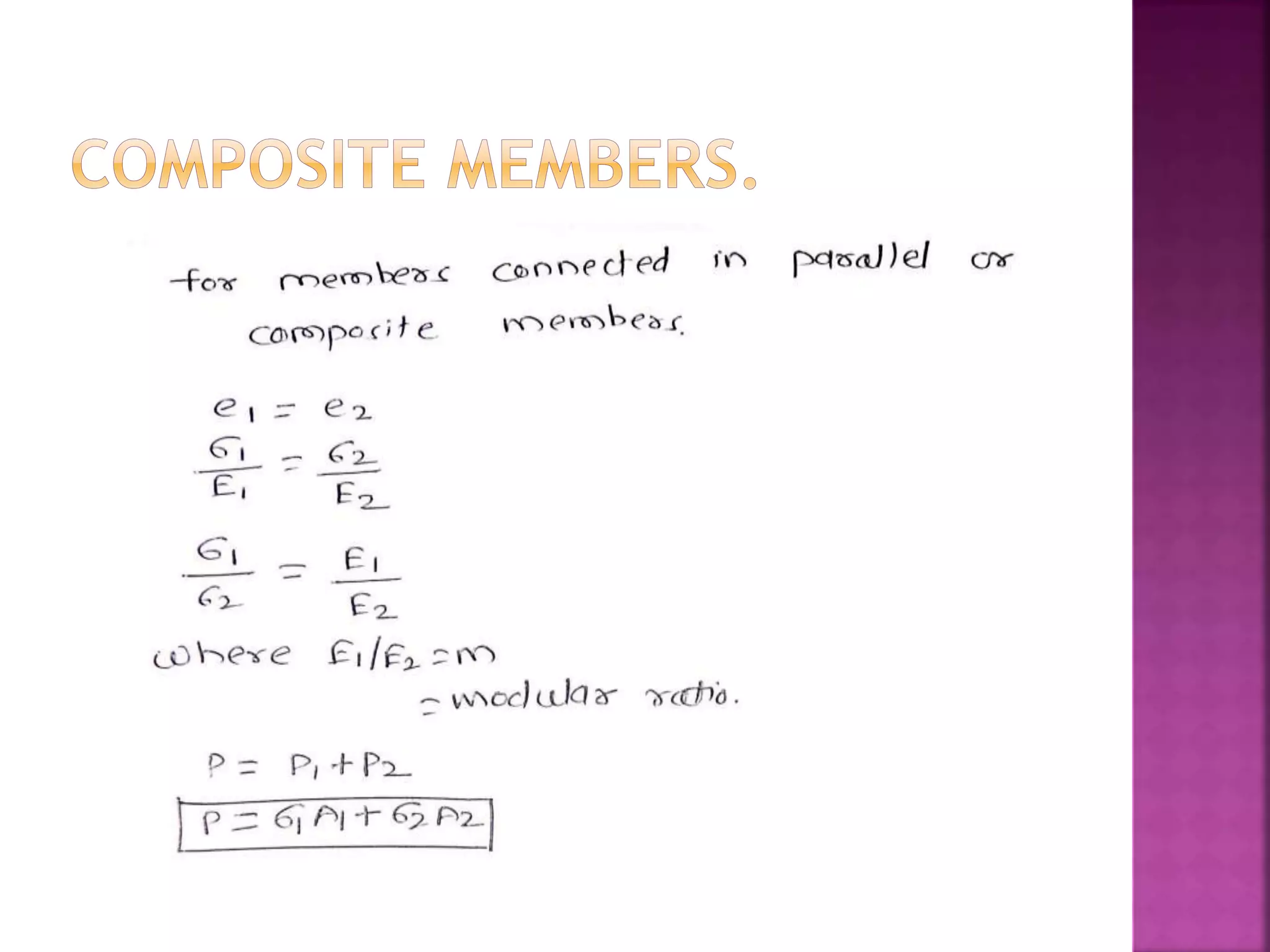 Unit 1 som-composite section | PPTX